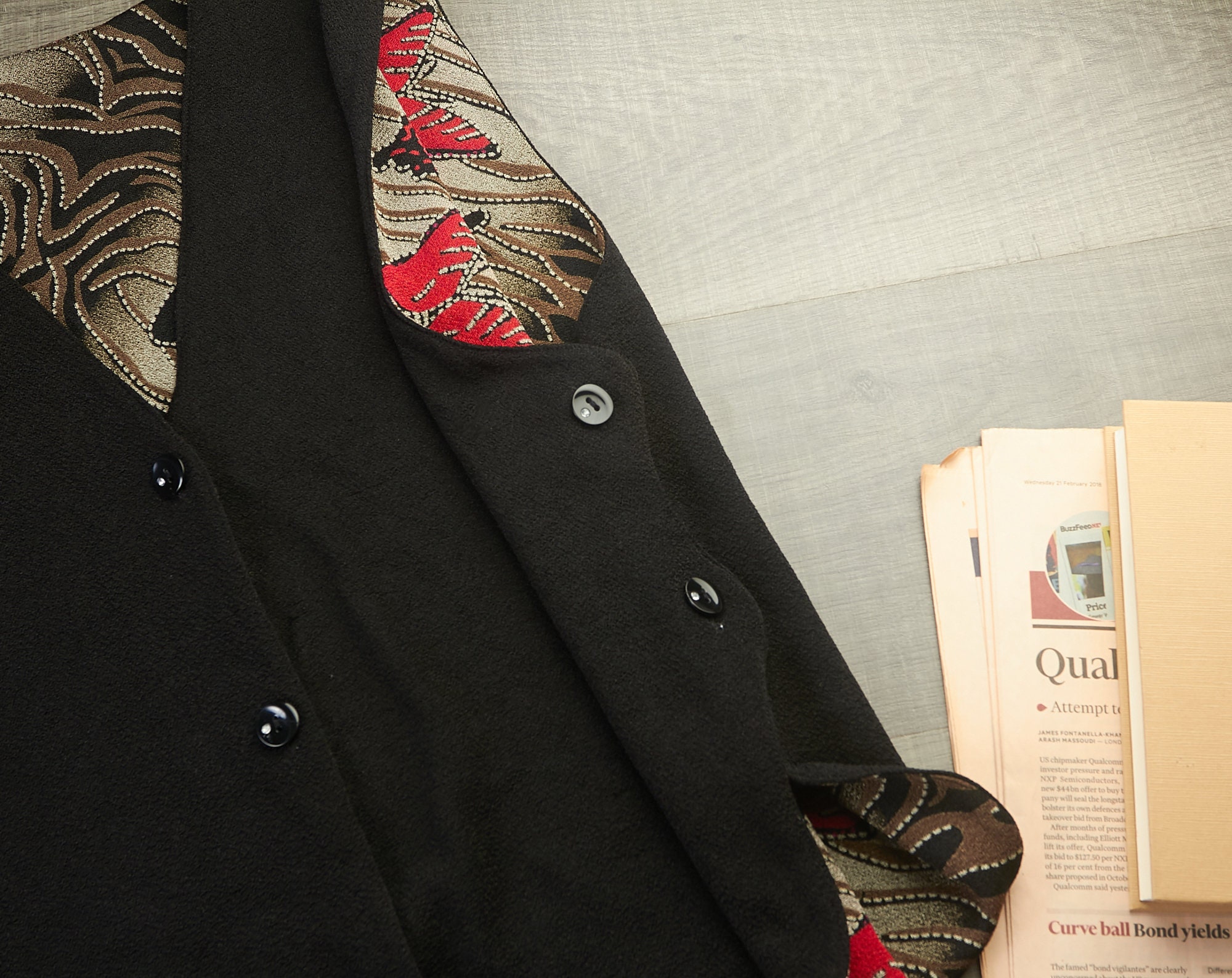Double Sided Vintage Vest Butterfly Printed Vest Both - Etsy