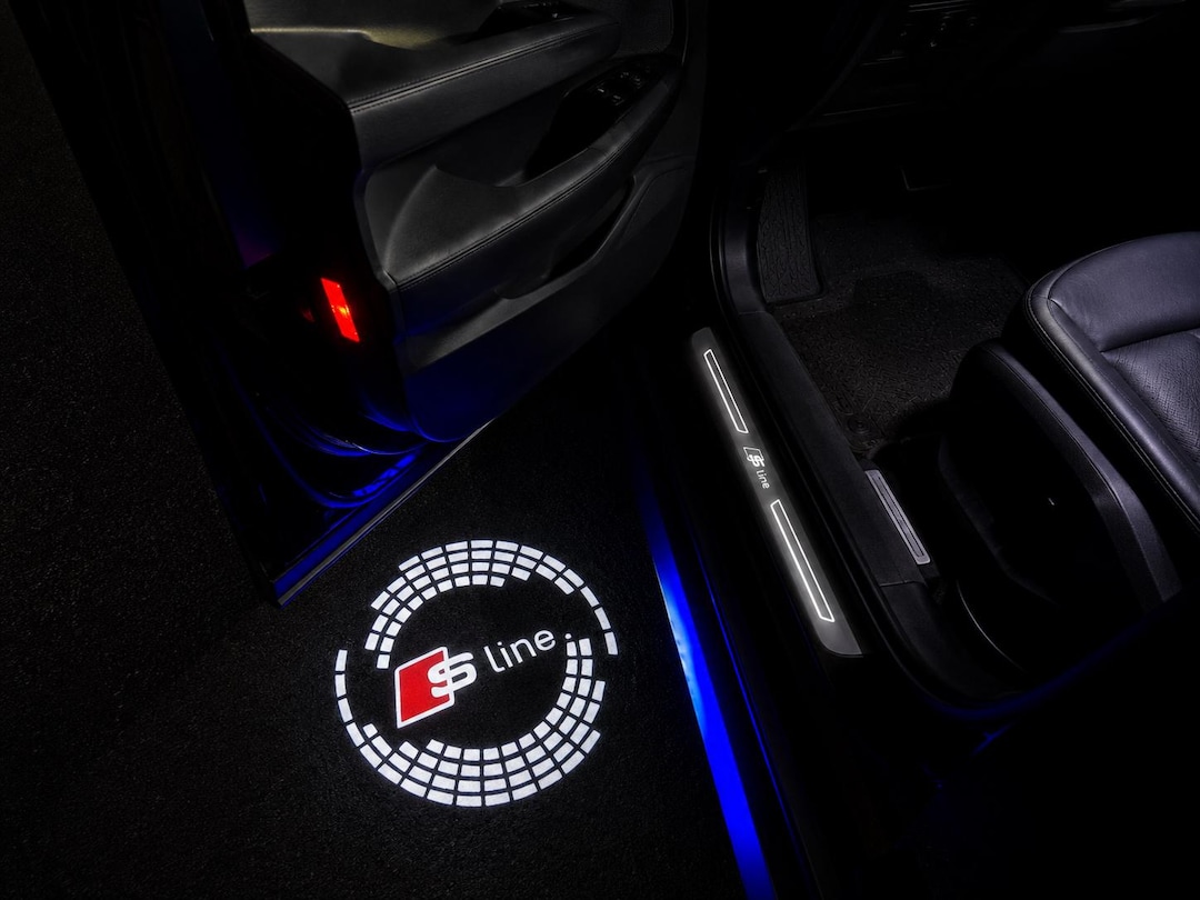 Audi Ultra HD LED Logo Door Projectors (pair) HD Courtesy Welcome Lamps ...