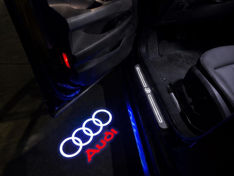Audi Ultra HD LED Logo Door Projectors (pair) HD Courtesy Welcome Lamps ...