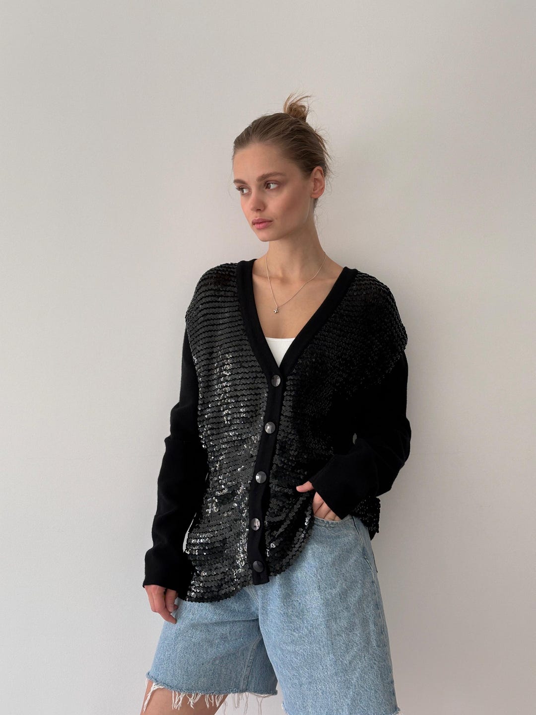 Vintage Yves Saint Laurent YSL Cardigan Jumper Blouse - Etsy