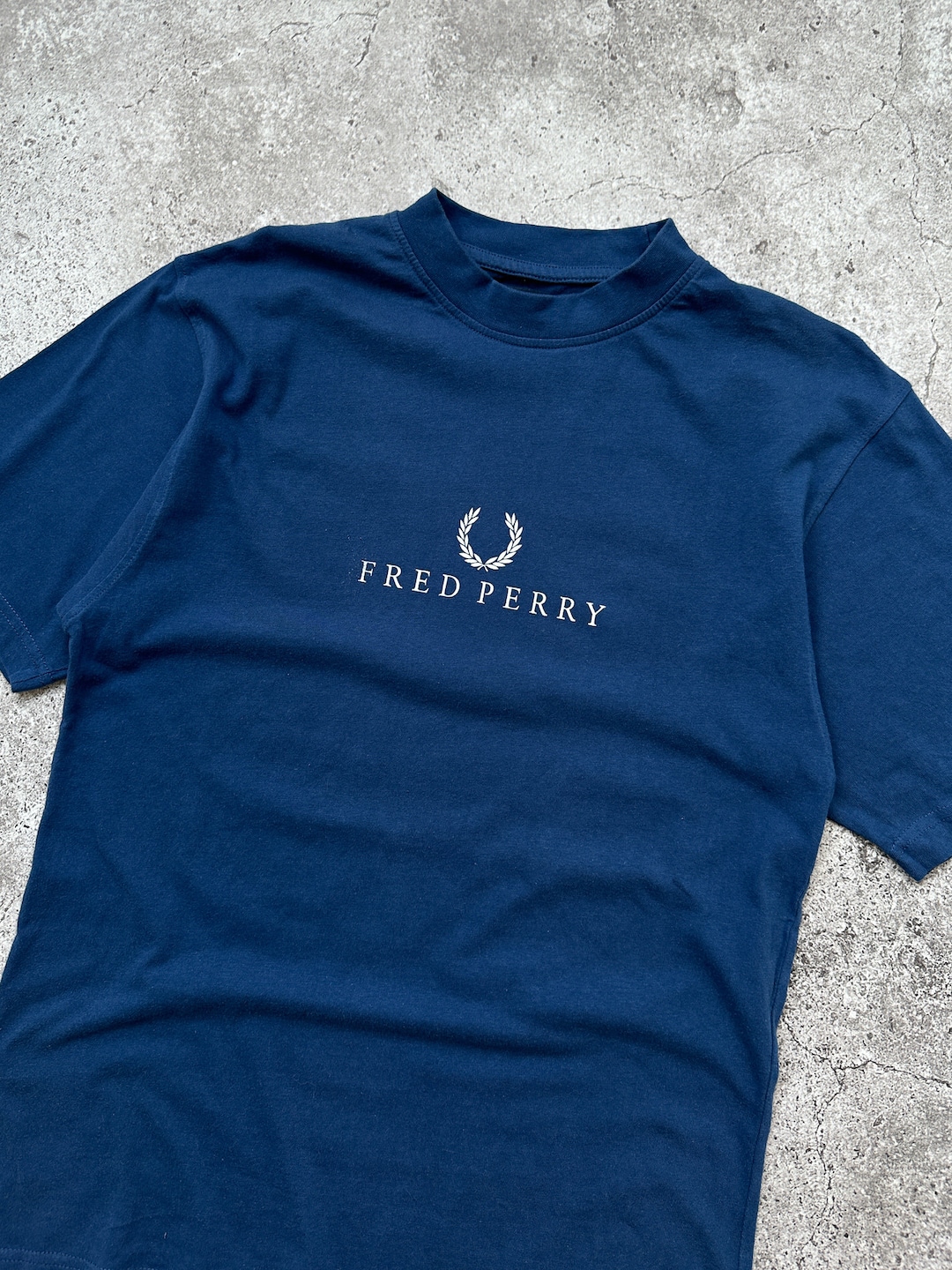 Vintage Fred Perry Blue Tee Shirt - Etsy