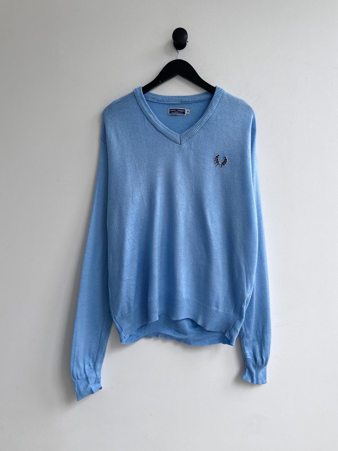 Vintage Fred Perry V Neck Pullover Jumper Sweater - Etsy