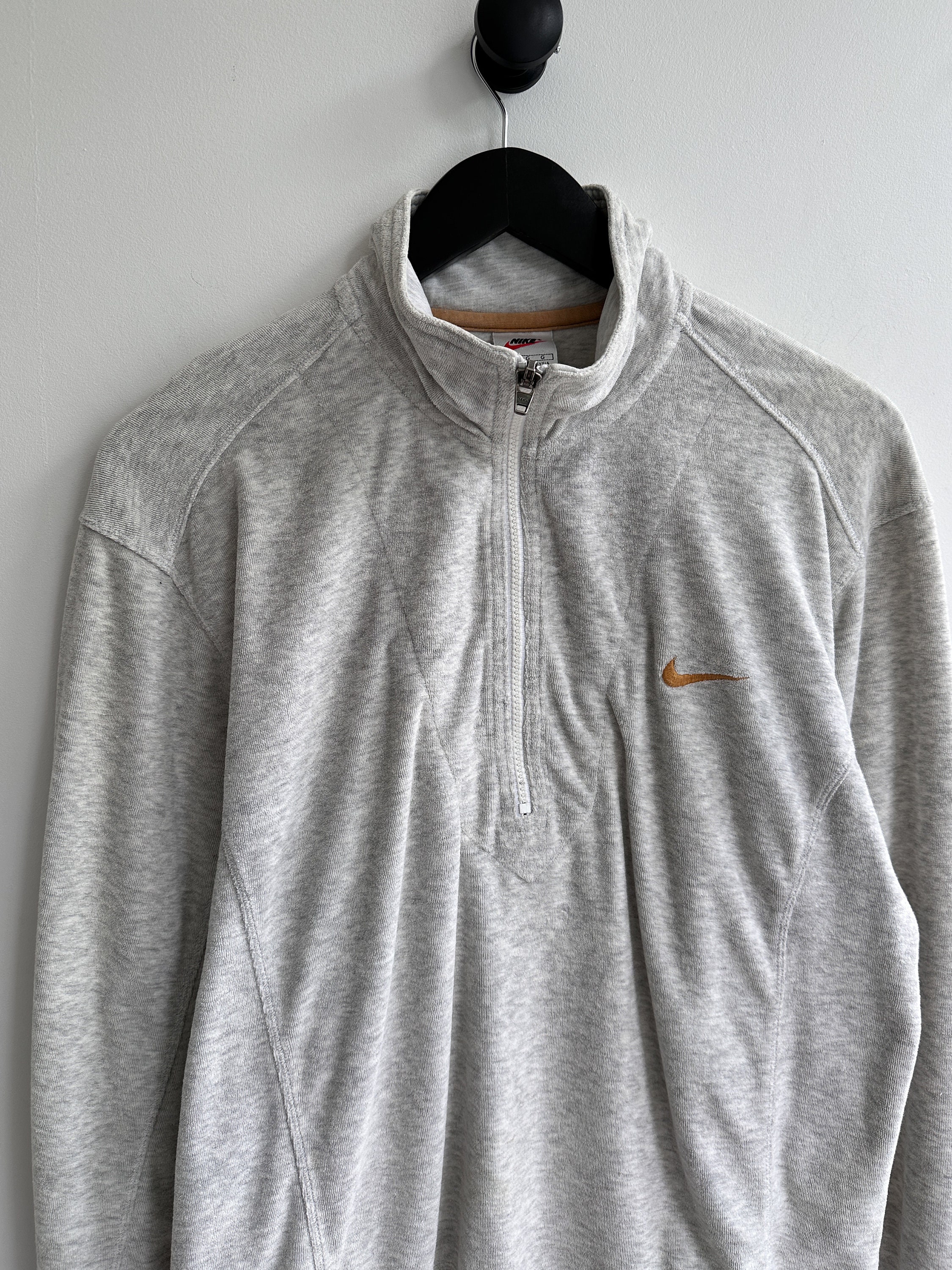 Vintage 90s Nike Half Zip Sweatshirt - Etsy