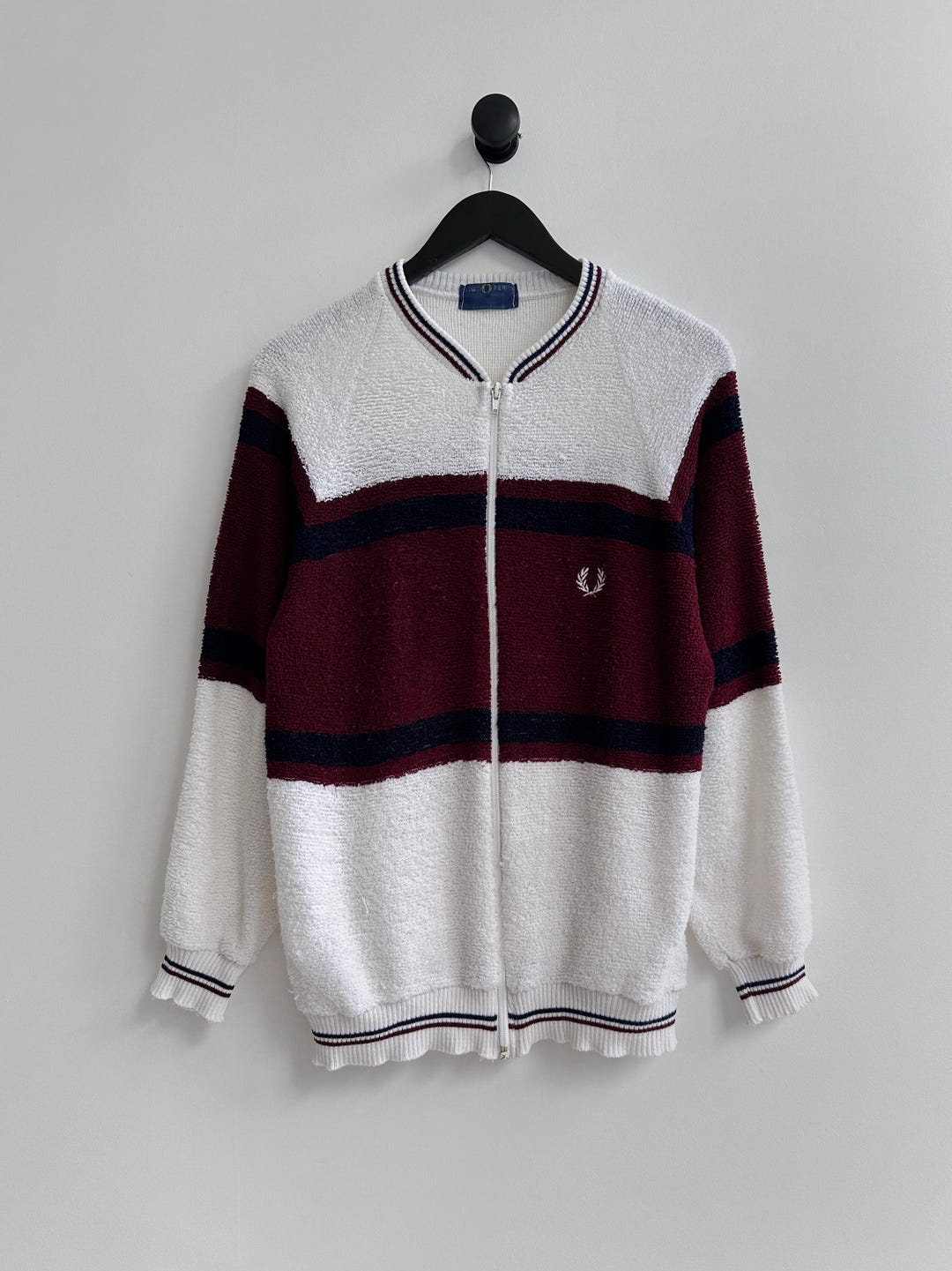 Vintage Fred Perry Full Zip Jumper Sweater Jacket - Etsy