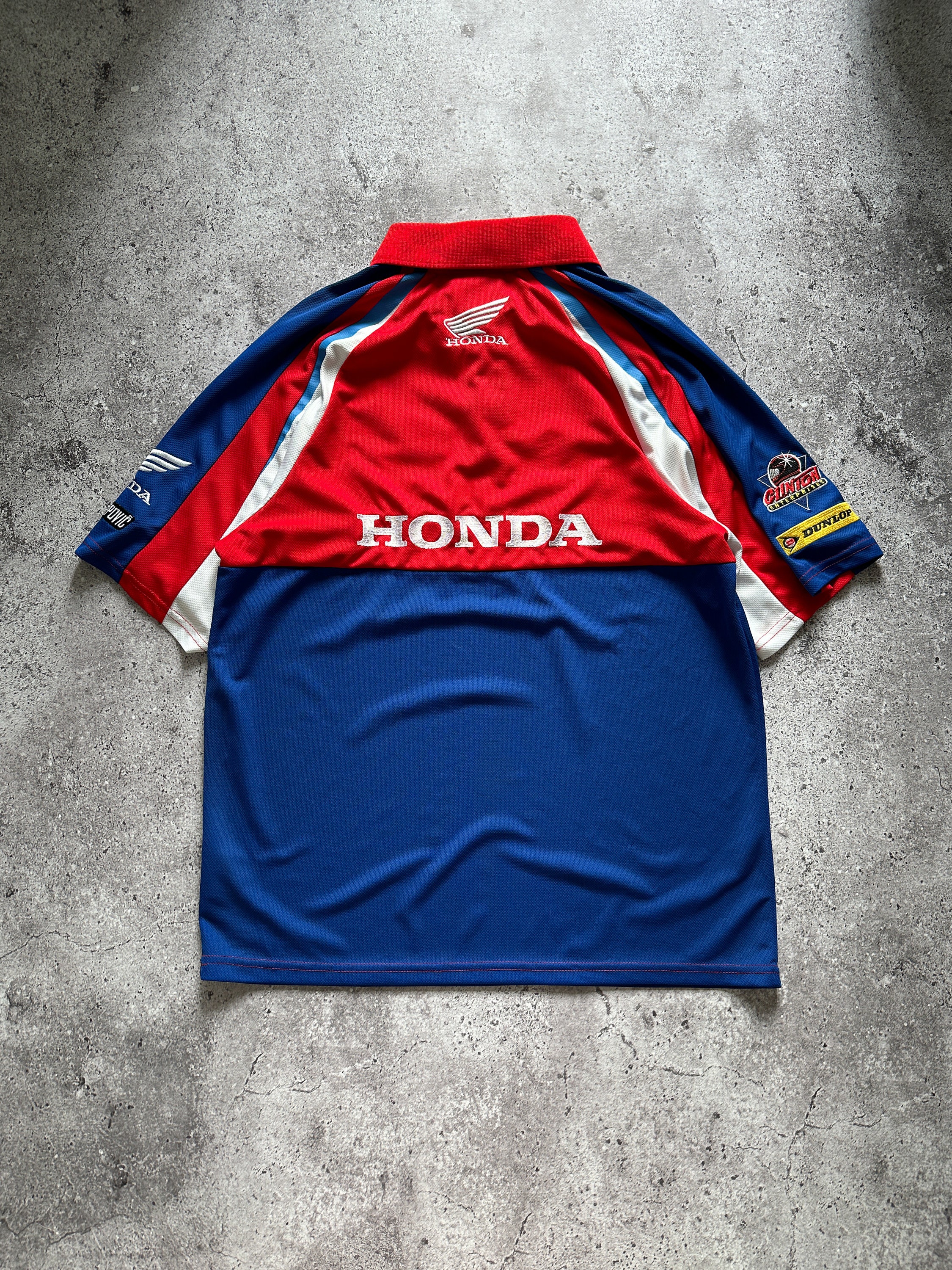 Vintage Honda Team Racing Polo Shirt - Etsy