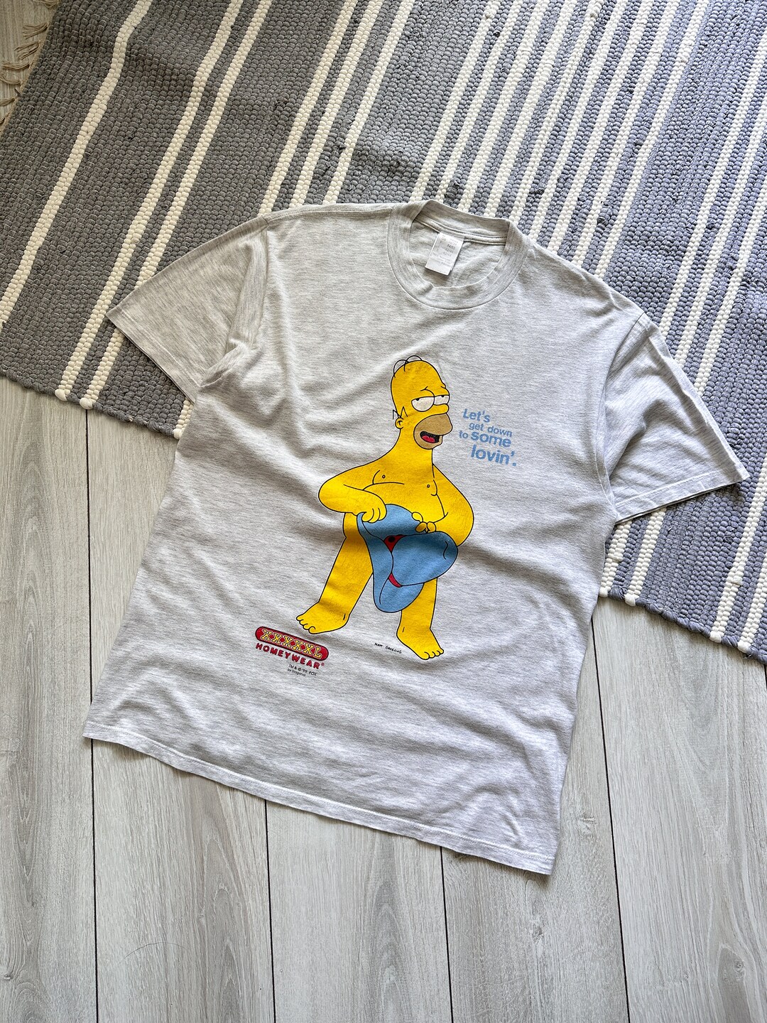 1999 Vintage the Simpsons Homer Graphic Tee - Etsy