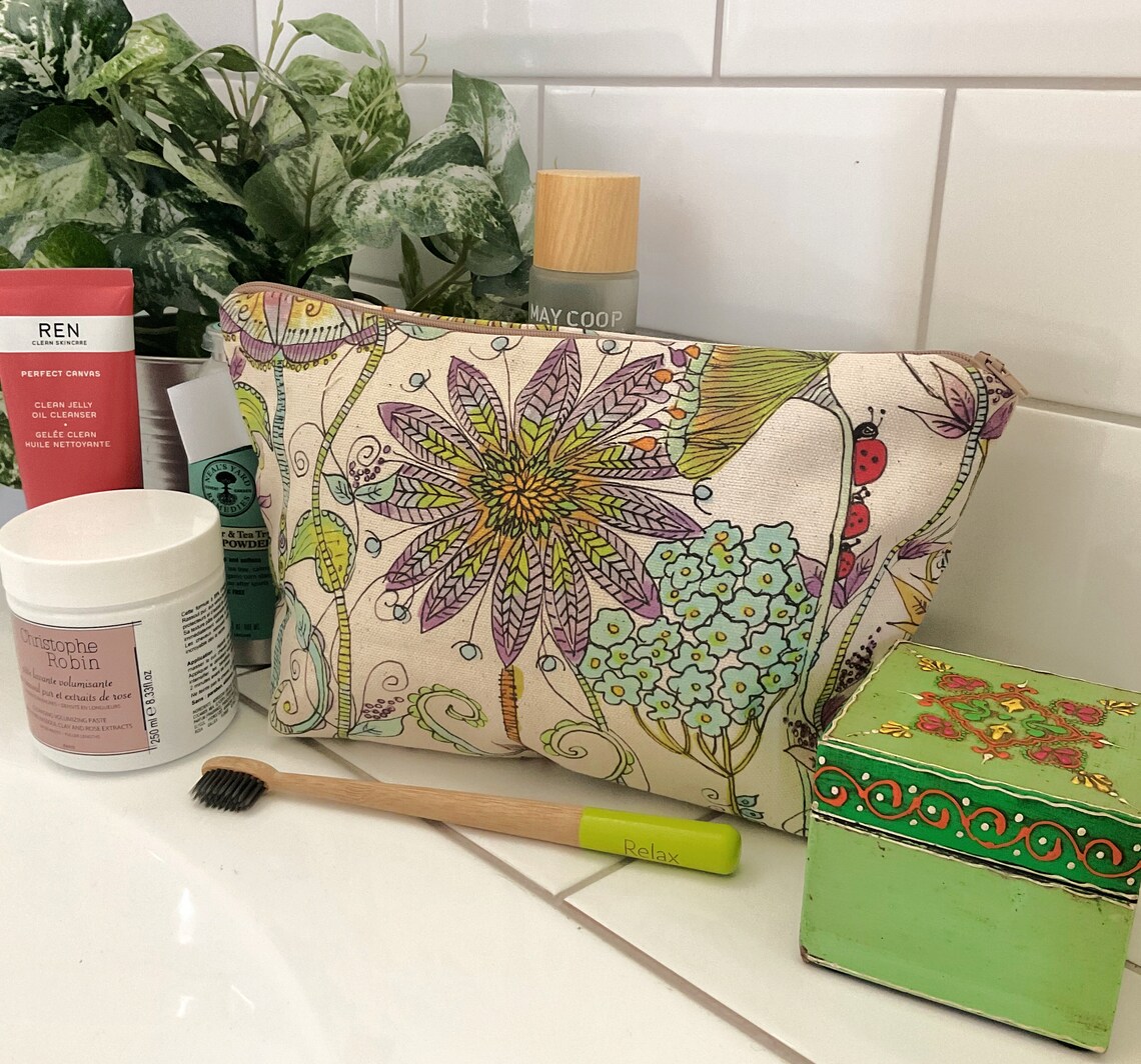 Large Cotton Washbag Ethnic Pattern Wash Bag Boho Hippie - Etsy UK