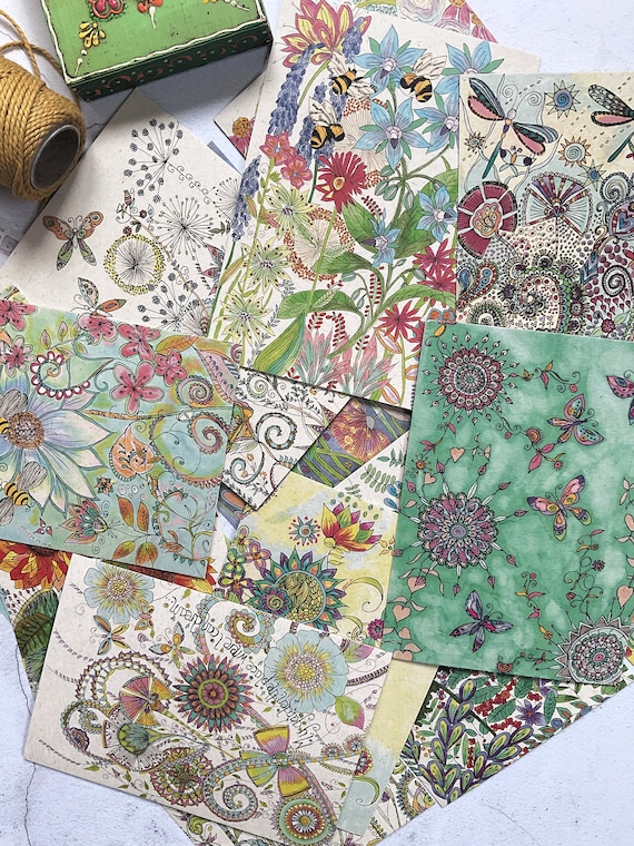 Postcard Pack Boho Postcards Bohemian Prints Hippy Friend - Etsy