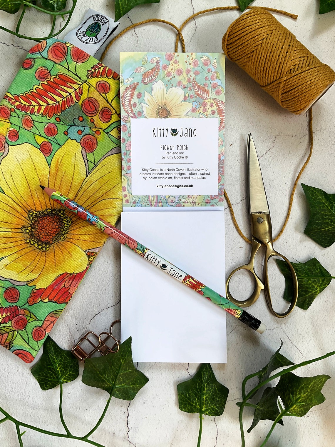 Set Floral Memo Pads Mini Jotters Shopping List Stationery | Etsy