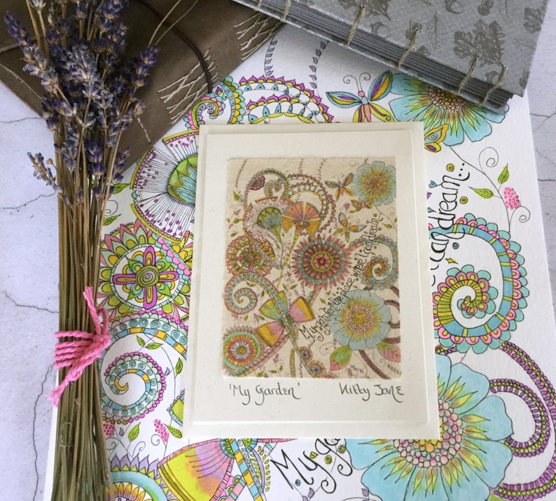 Pack of Floral Bohemian Greeting Cards Boho Flower Greeting | Etsy UK