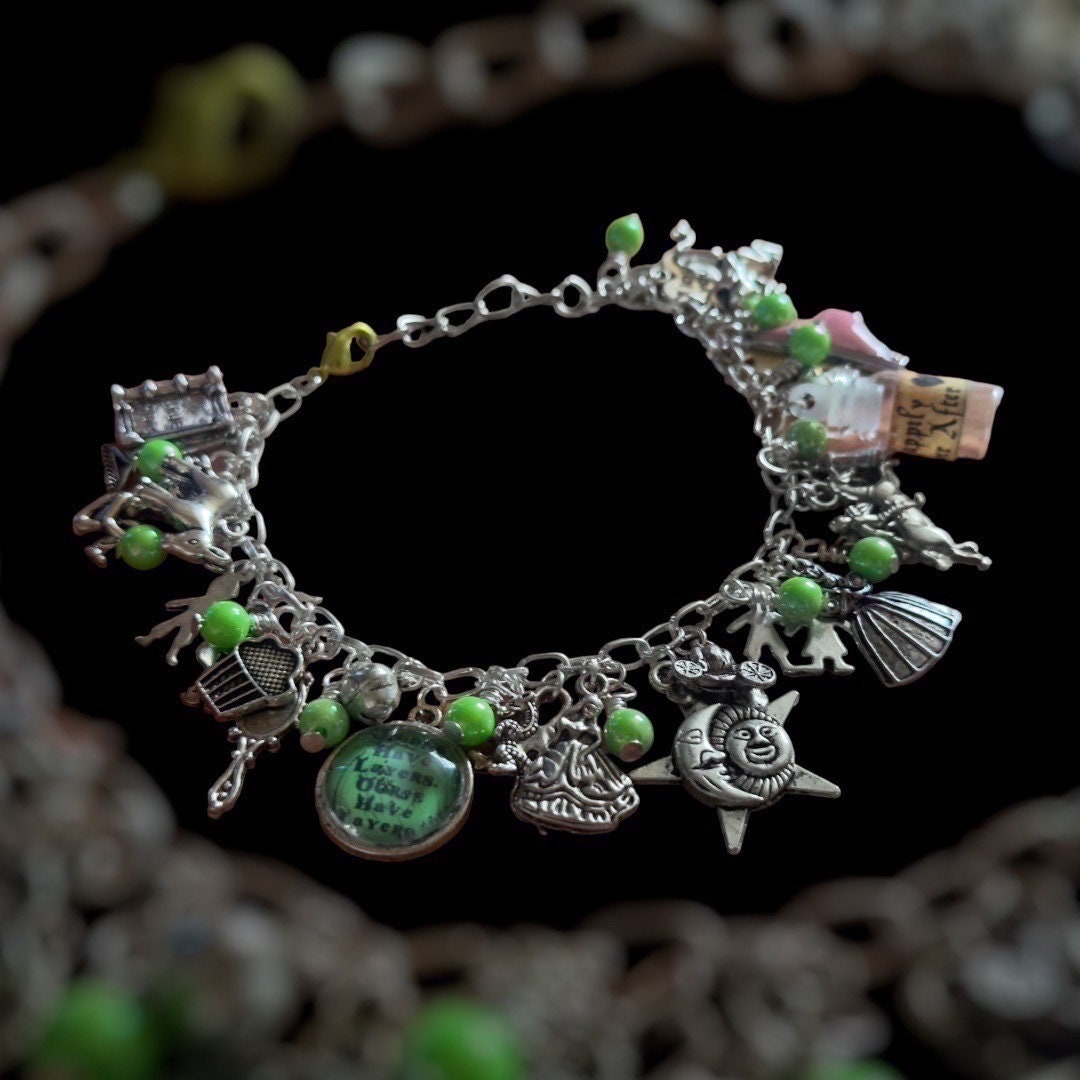 Shrek Donkey Fiona Charm Bracelet Jewllery - Etsy