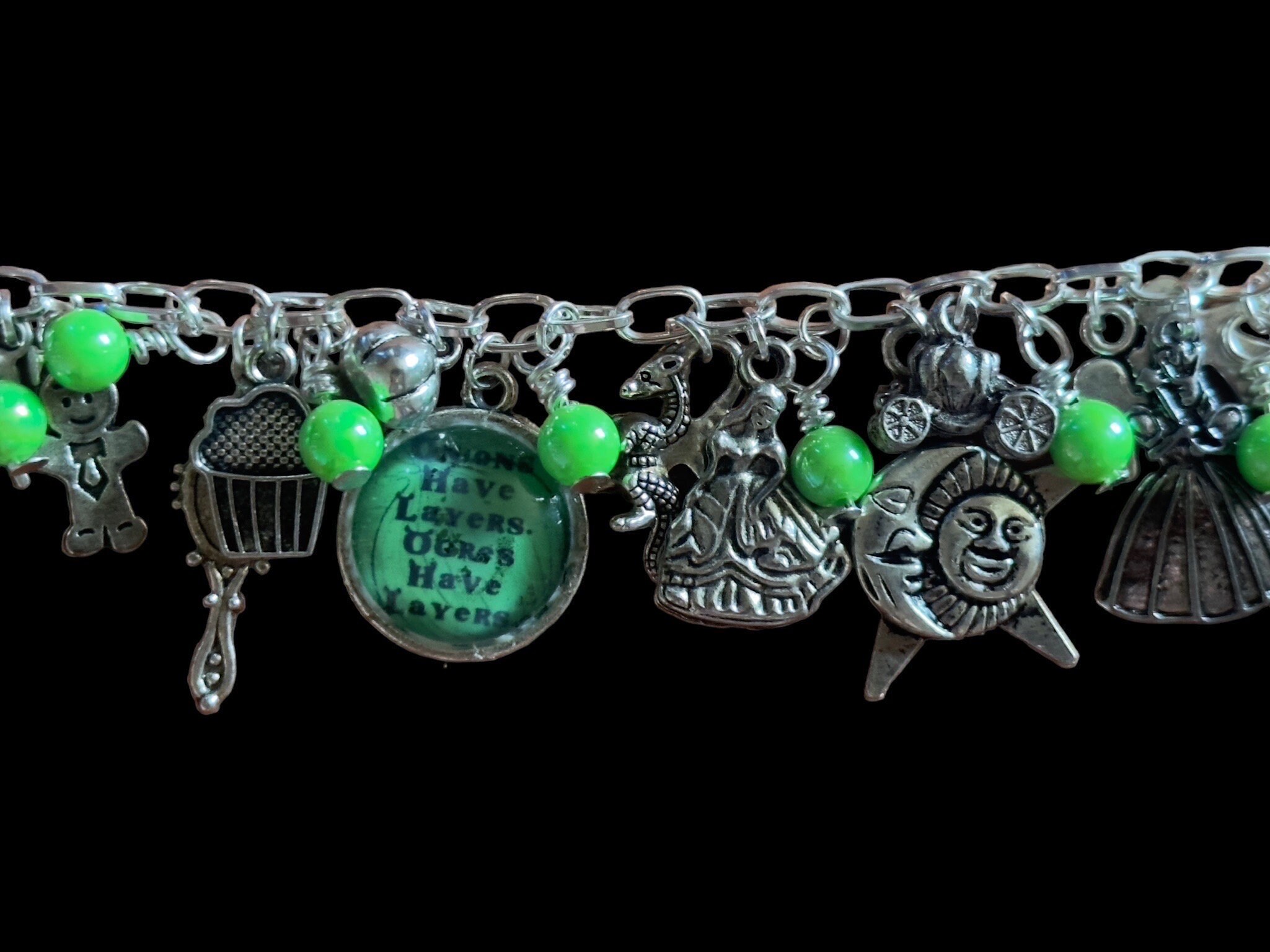 Shrek Donkey Fiona Charm Bracelet Jewllery - Etsy