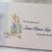 Personalised PETER RABBIT Pink or Blue Christening / Naming - Etsy UK