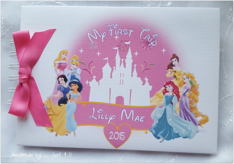 Personalised DISNEY AUTOGRAPH BOOK princess Memory Signature - Etsy