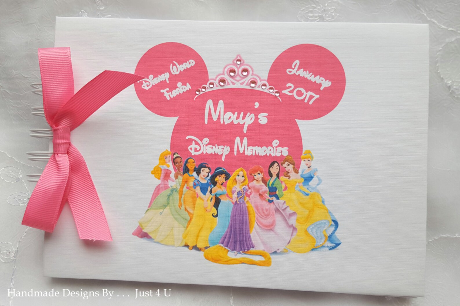 Personalised DISNEY PRINCESS Autograph Book Memory Scrapbook - Etsy UK