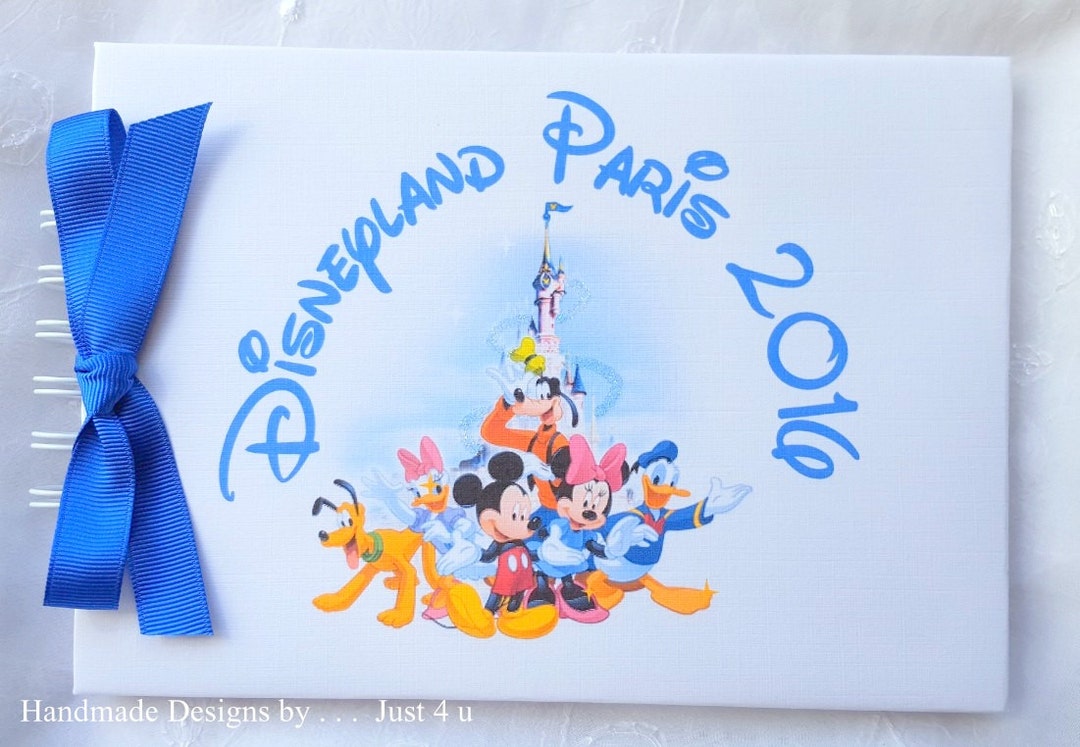 LIBRO DE AUTÓGRAFOS DISNEY personalizado Mickey Mouse, Goofy, Pato ...