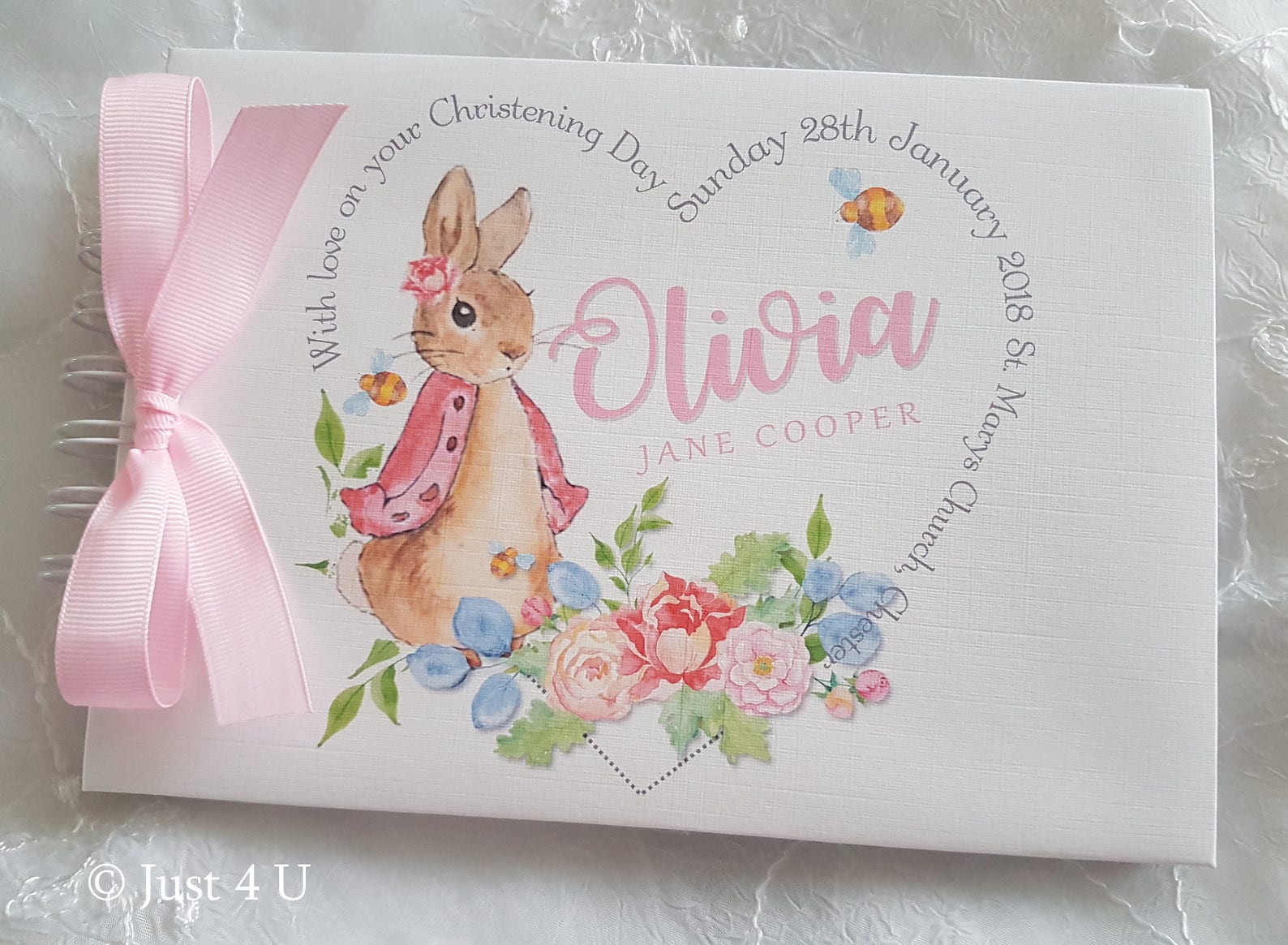 Personalised Peter Rabbit Christening / Naming Day / Baptism / - Etsy UK