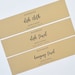 Handmade Dish Set Wrap Labels - PDF Digital Download - Etsy