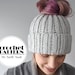 Easy Breezy Bun Beanie Crochet Pattern - Messy Bun Hat Crochet Pattern ...
