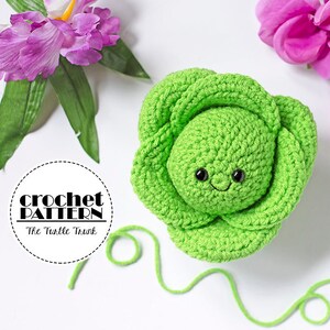 Cute Cabbage Crochet Pattern PDF Download Amigurumi Cabbage | Etsy