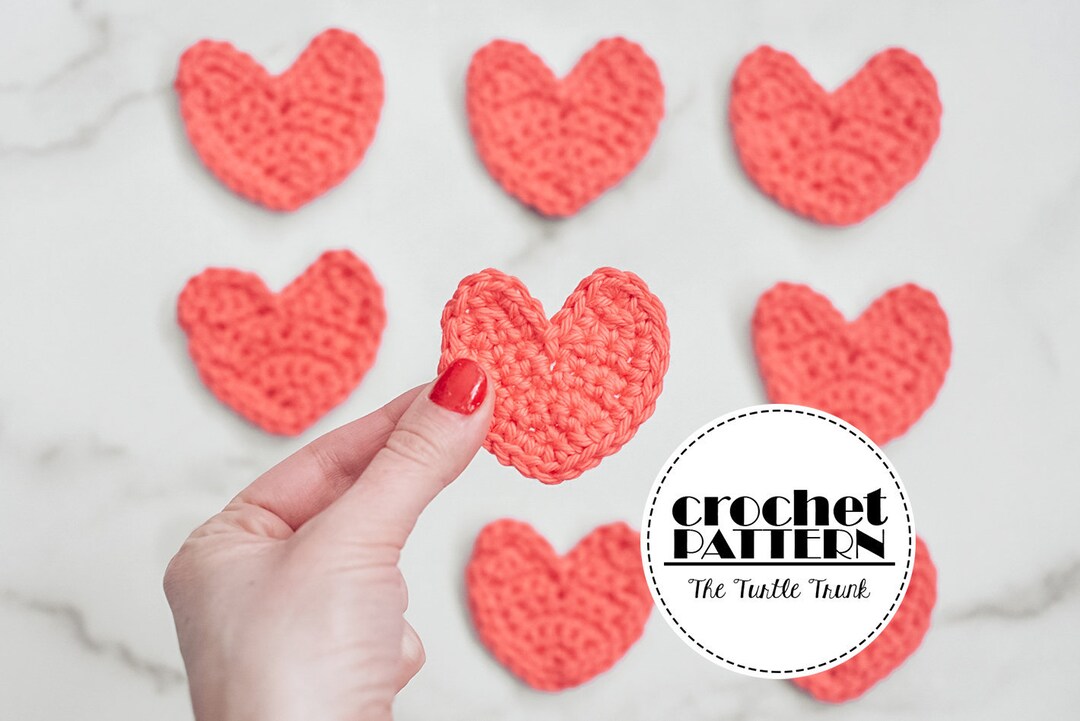 Mini Heart Crochet Pattern - Pdf Digital Download - Etsy