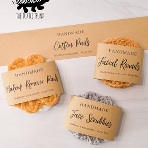 Handmade Face Set Wrap Labels - Printable Wrap Labels for Handmade ...