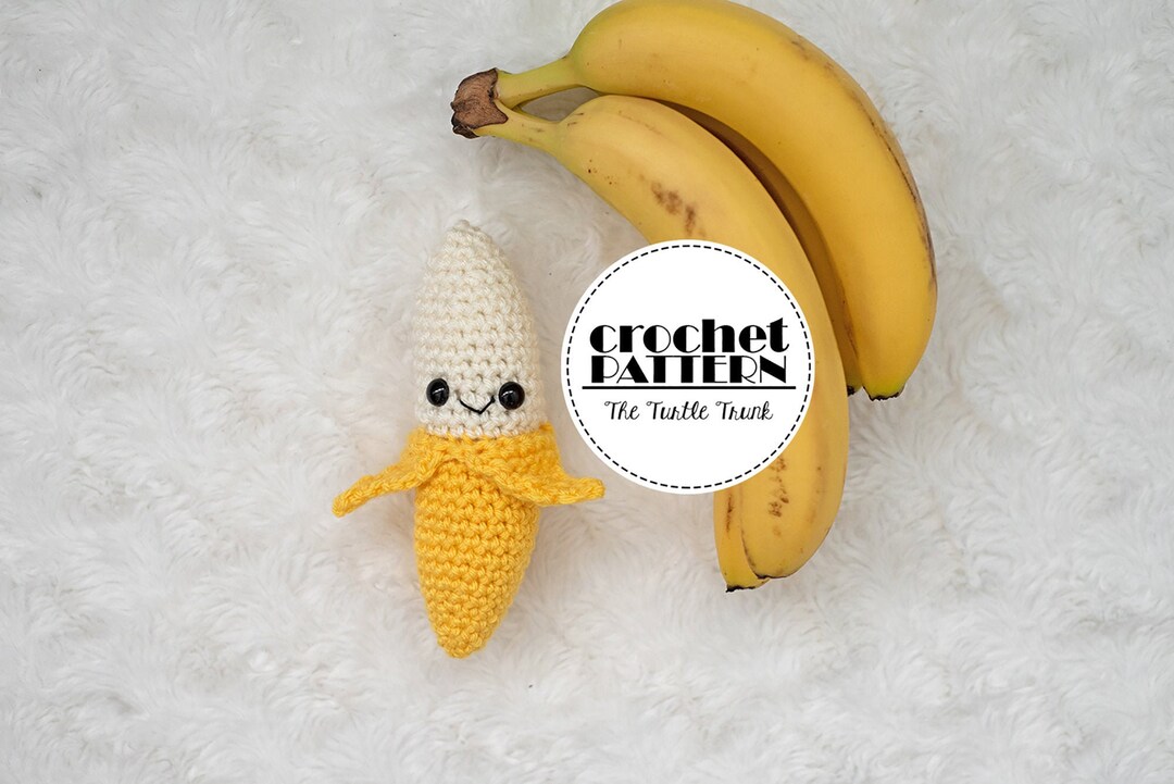 Banana Crochet Pattern - Amigurumi Banana Pattern - PDF Digital ...