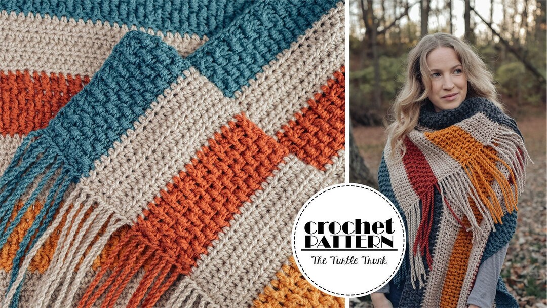 Bonfire Scarf Crochet Pattern - Easy Crochet Scarf Pattern - PDF ...