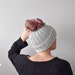 Easy Breezy Bun Beanie Crochet Pattern - Messy Bun Hat Crochet Pattern ...