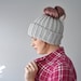 Easy Breezy Bun Beanie Crochet Pattern - Messy Bun Hat Crochet Pattern ...