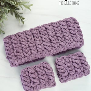Spa Headband and Wristband Crochet Pattern - Crochet Spa Set Pattern ...