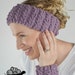 Spa Headband and Wristband Crochet Pattern - Crochet Spa Set Pattern ...