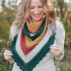 Picot Triangle Scarf Crochet Pattern - Crochet Triangle Scarf Pattern ...