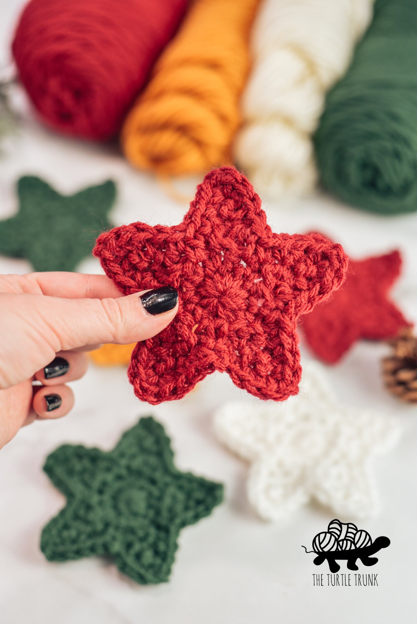 Star Crochet Pattern Crochet Star Appliqué and Tree Ornament - Etsy