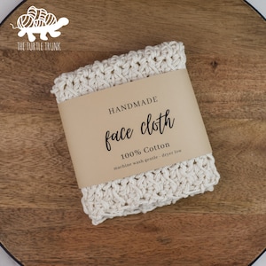 Handmade Bath Set Wrap Labels - Face Cloth Label, Wash Cloth Label ...