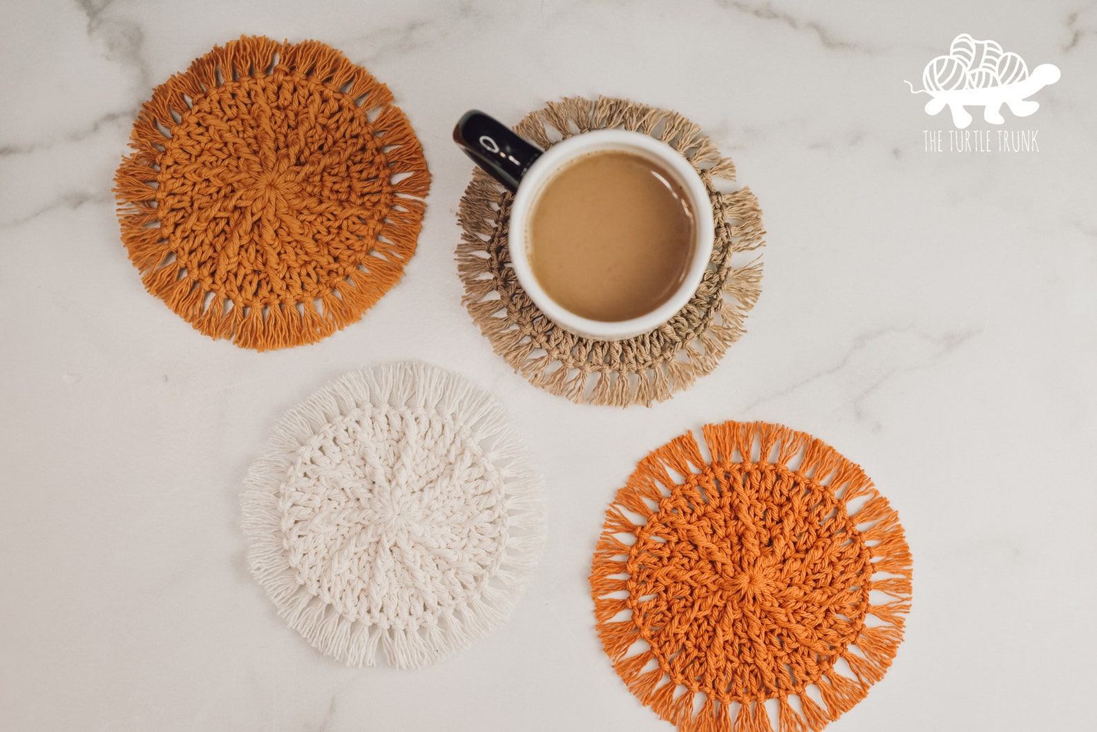 Hello Sunshine Coaster Crochet Pattern Easy Crochet Coaster - Etsy