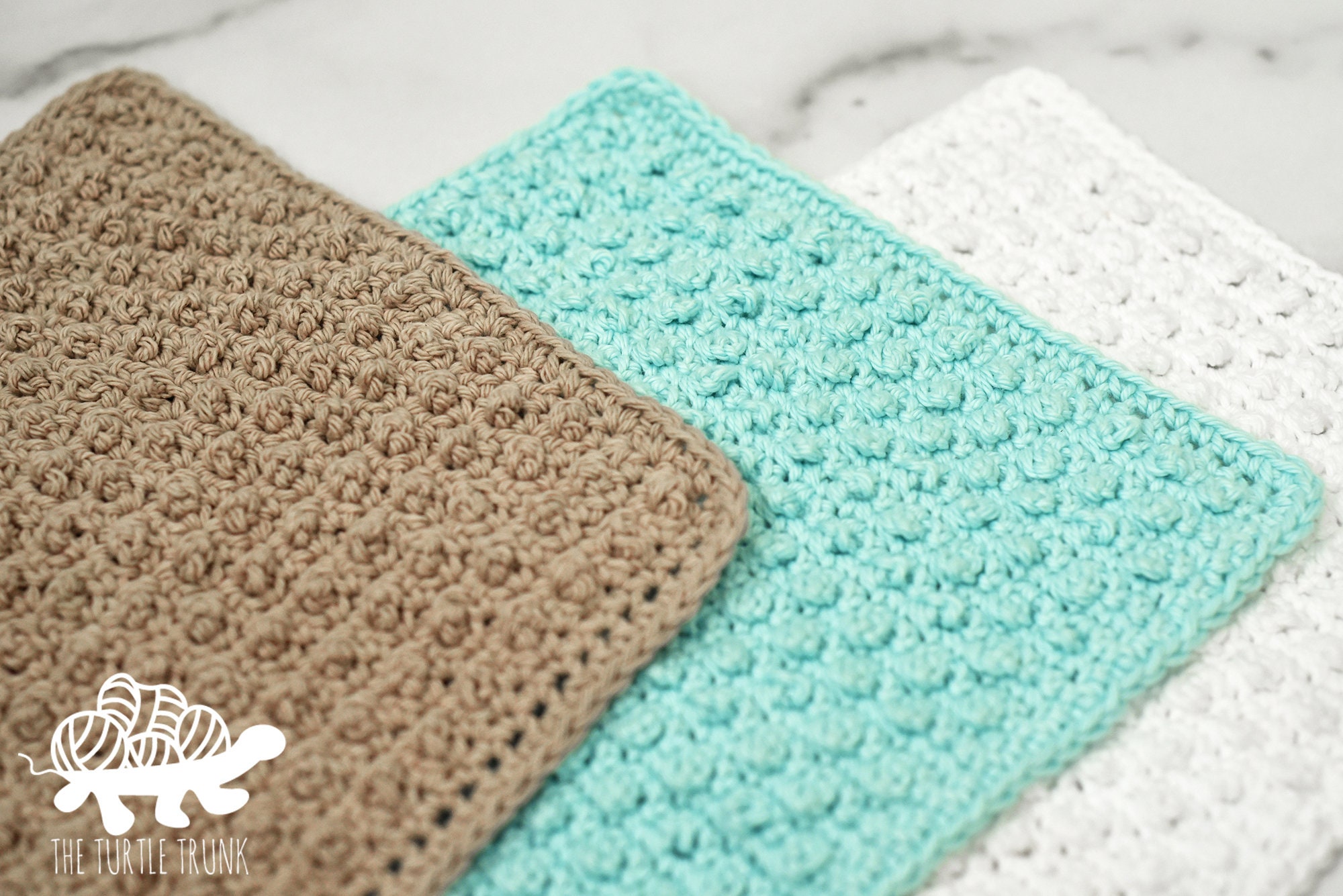 Dotty Dishcloth Crochet Pattern - Crochet Dish Cloth Pattern - PDF ...