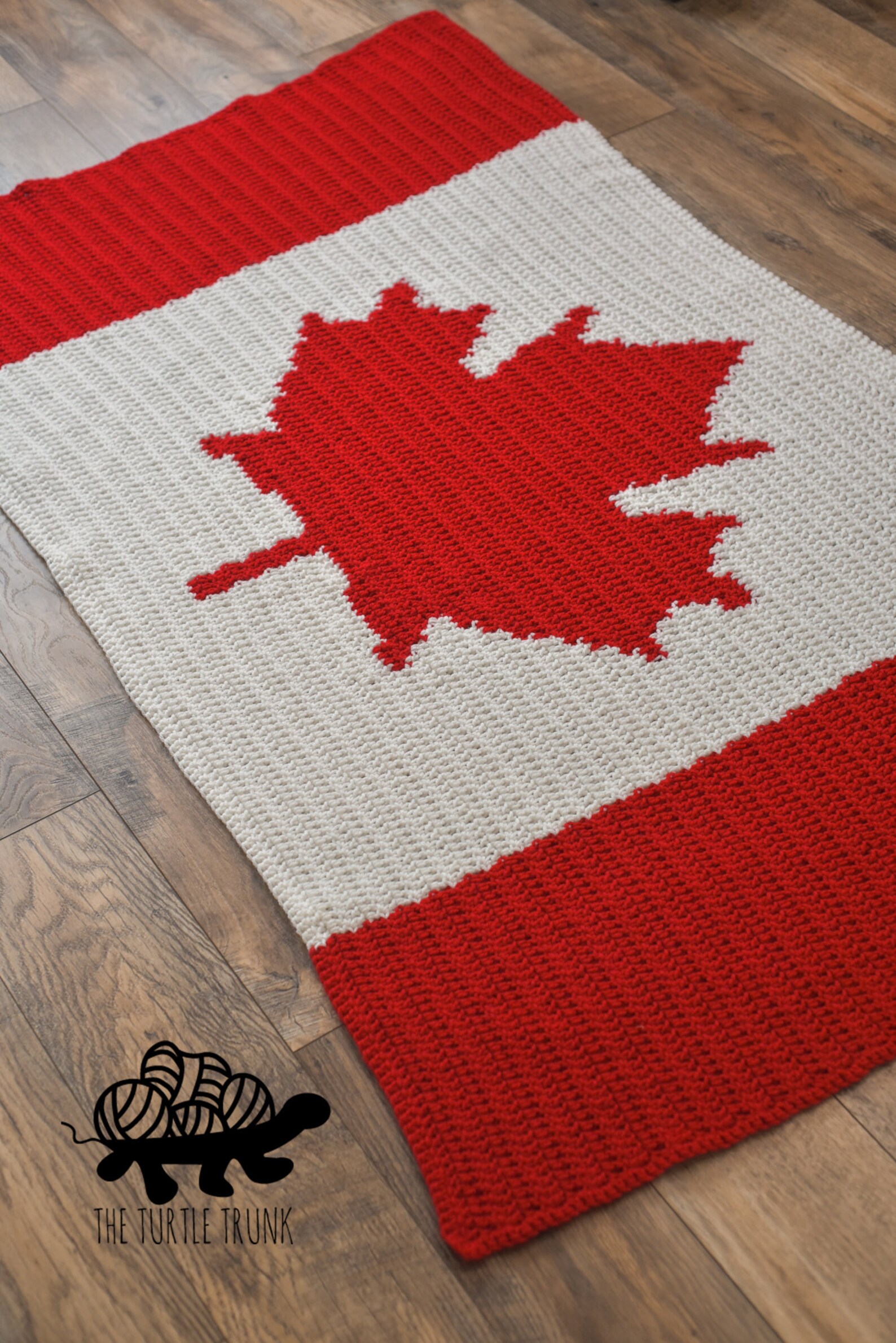 Canadian Flag Blanket Crochet Pattern - Crochet Canadian Flag Blanket ...