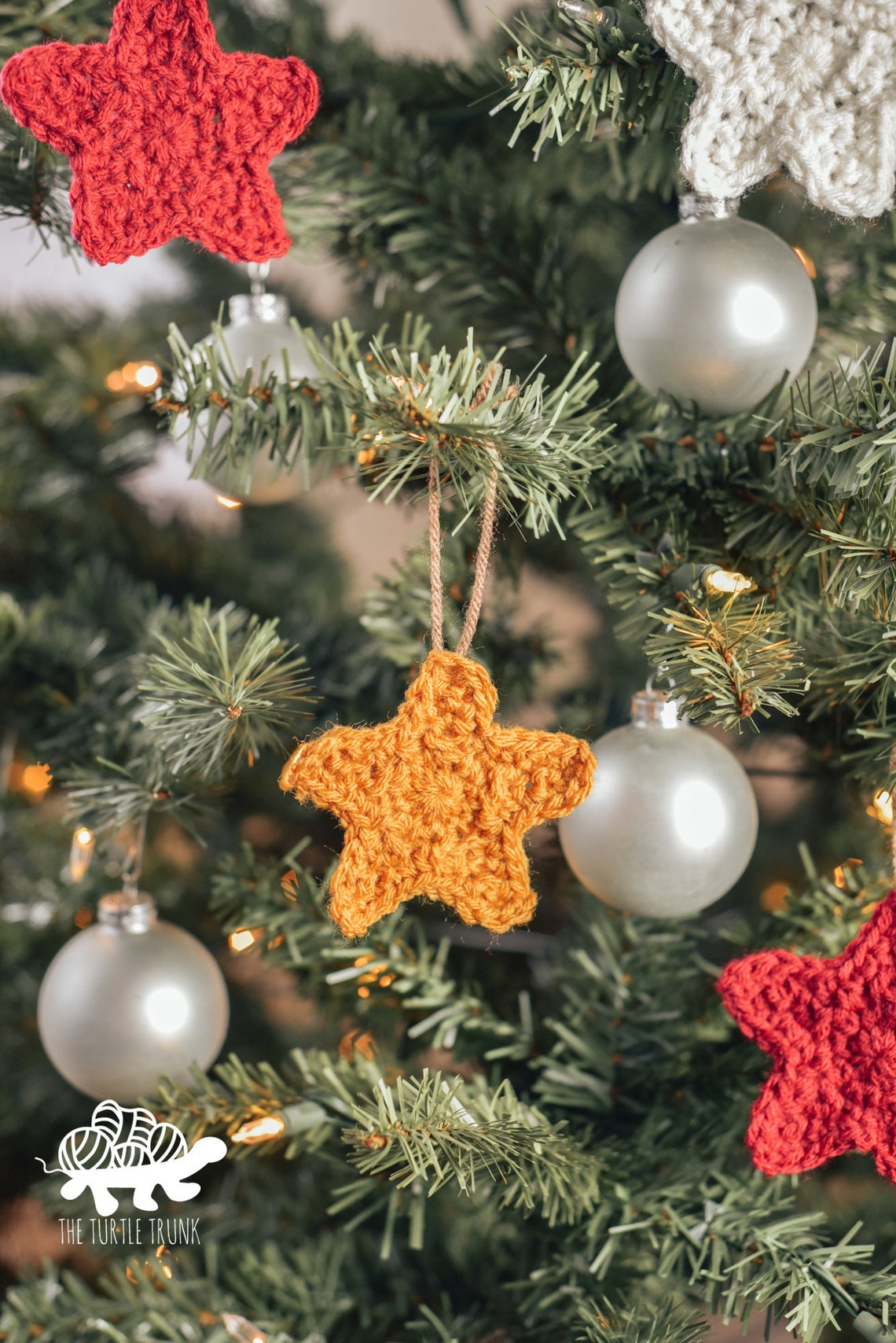 Star Crochet Pattern Crochet Star Appliqué and Tree Ornament - Etsy
