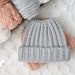 Easy Breezy Bun Beanie Crochet Pattern - Messy Bun Hat Crochet Pattern ...