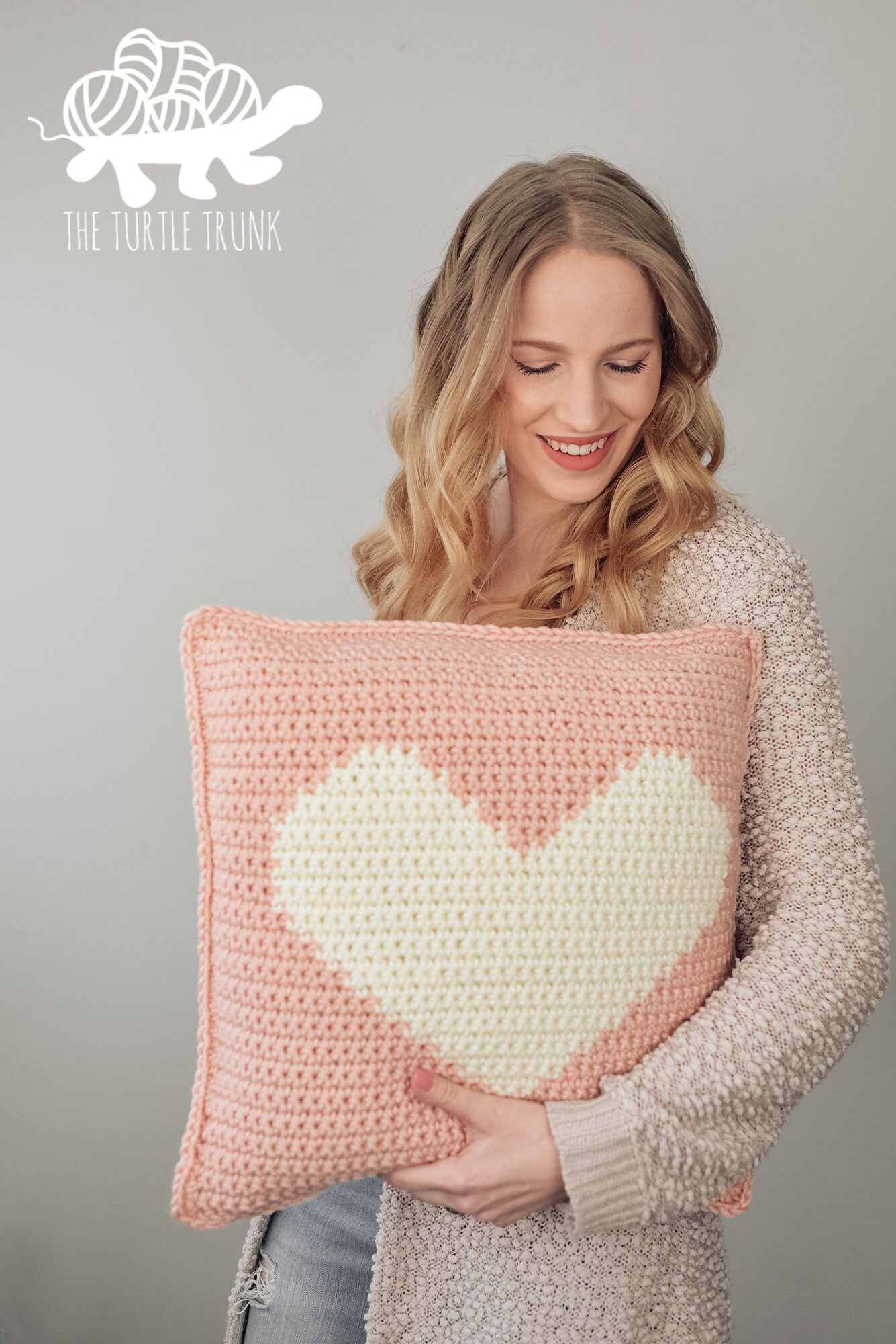 Bulky Love to Cuddle Pillow Crochet Pattern Crochet Heart - Etsy
