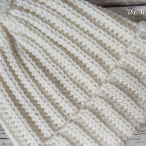 Easy Breezy Ribbed Beanie Crochet Pattern - PDF Digital Download ...