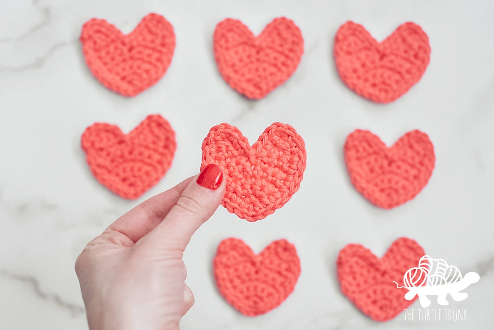 Mini Heart Crochet Pattern Pdf Digital Download - Etsy