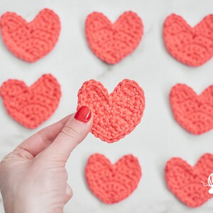 Mini Heart Crochet Pattern - Pdf Digital Download - Etsy