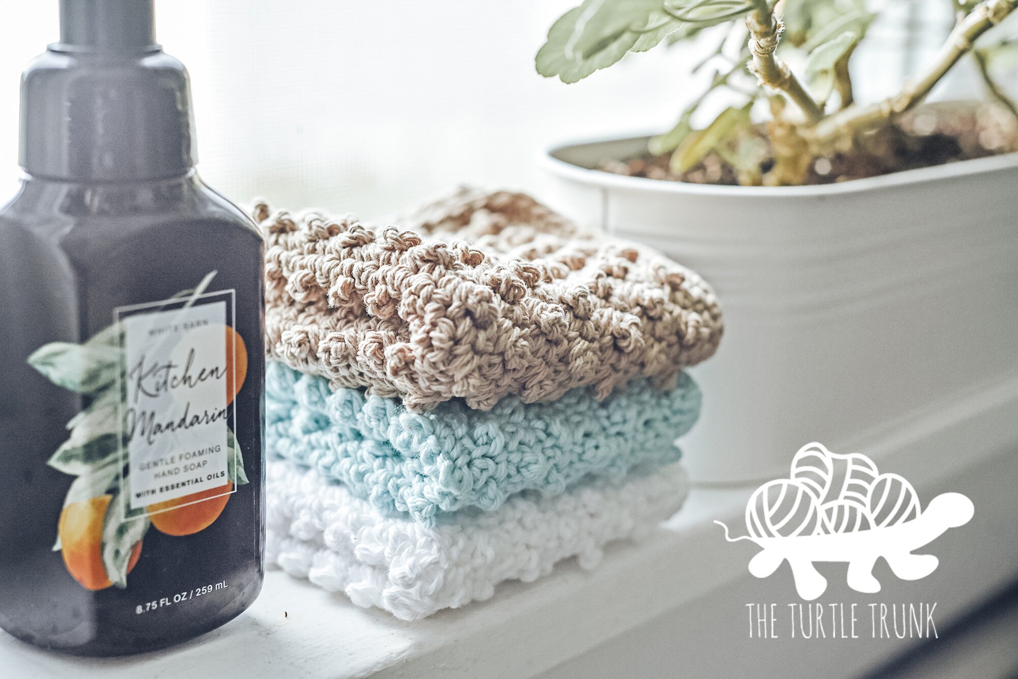 Dotty Dishcloth Crochet Pattern - Crochet Dish Cloth Pattern - PDF ...