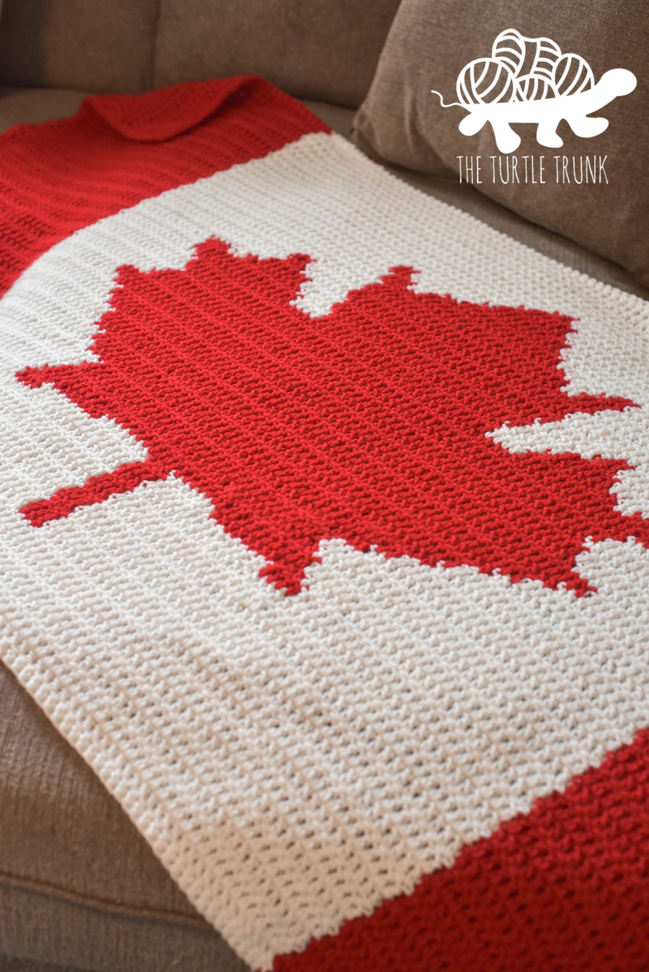 Canadian Flag Blanket Crochet Pattern - Crochet Canadian Flag Blanket ...