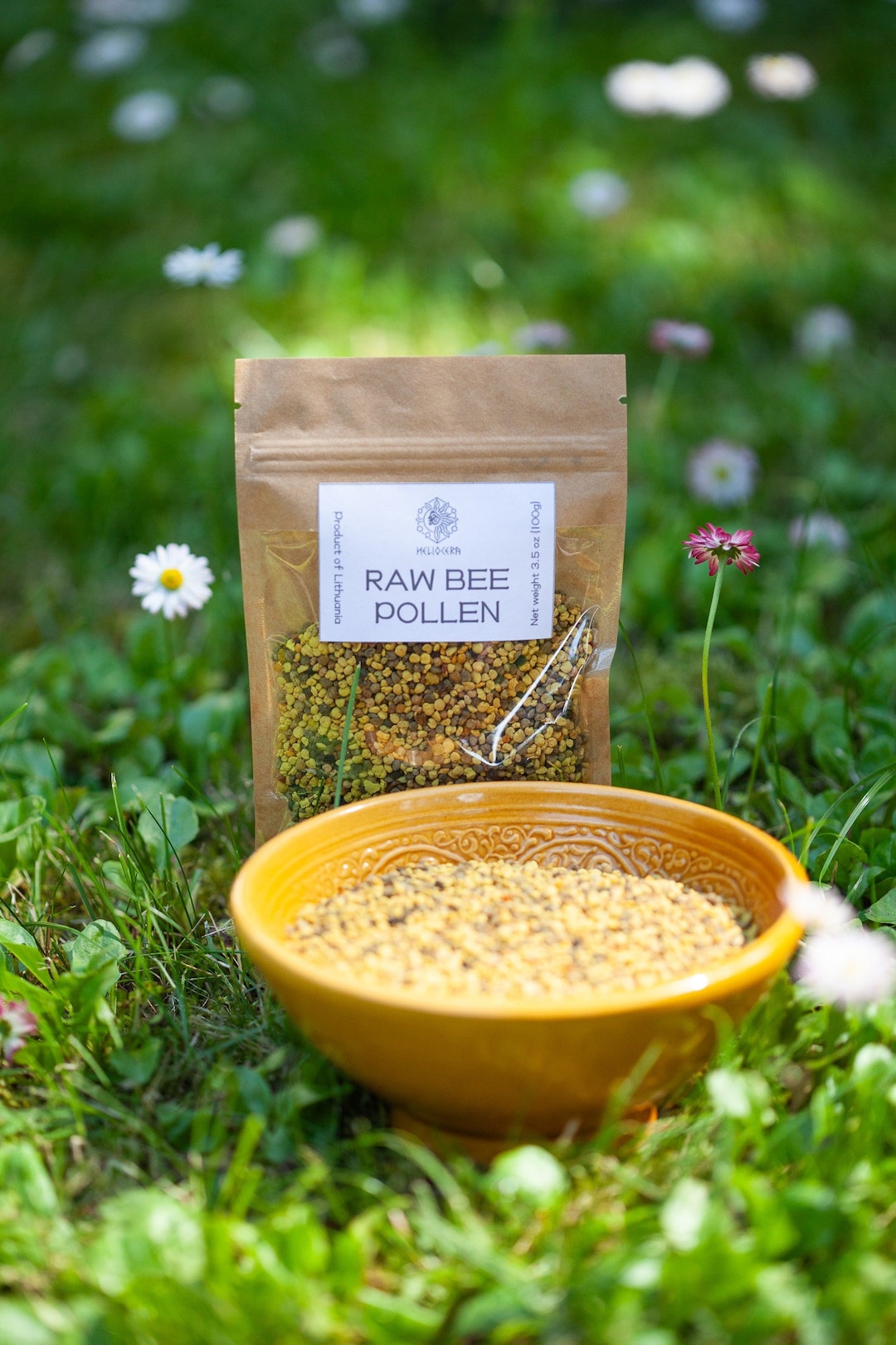 Bee Pollen 14.1 Oz (400g) Granules | Summer 2024 | Natural & Raw Snack ...