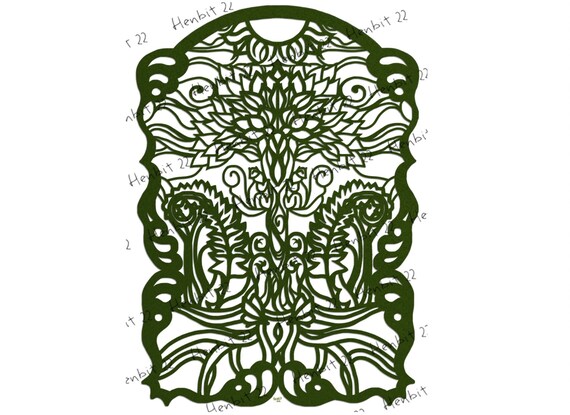 Tree of Life Digital Print cut Paper Style - Etsy