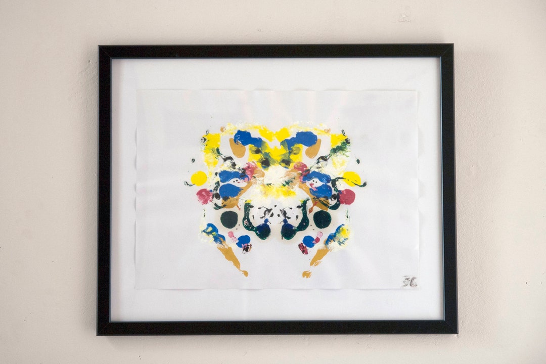 Spider - Flow, Rorschach Inkblots Spirit Animal Acrylic Painting - Etsy