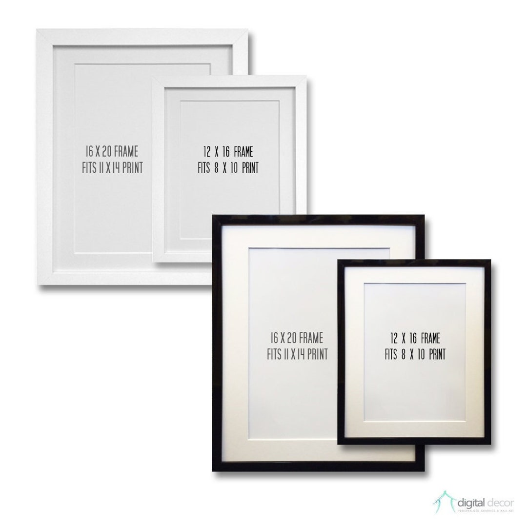 Add a FRAME to Your Order Black or White Frames Framed Print Gifting - Etsy
